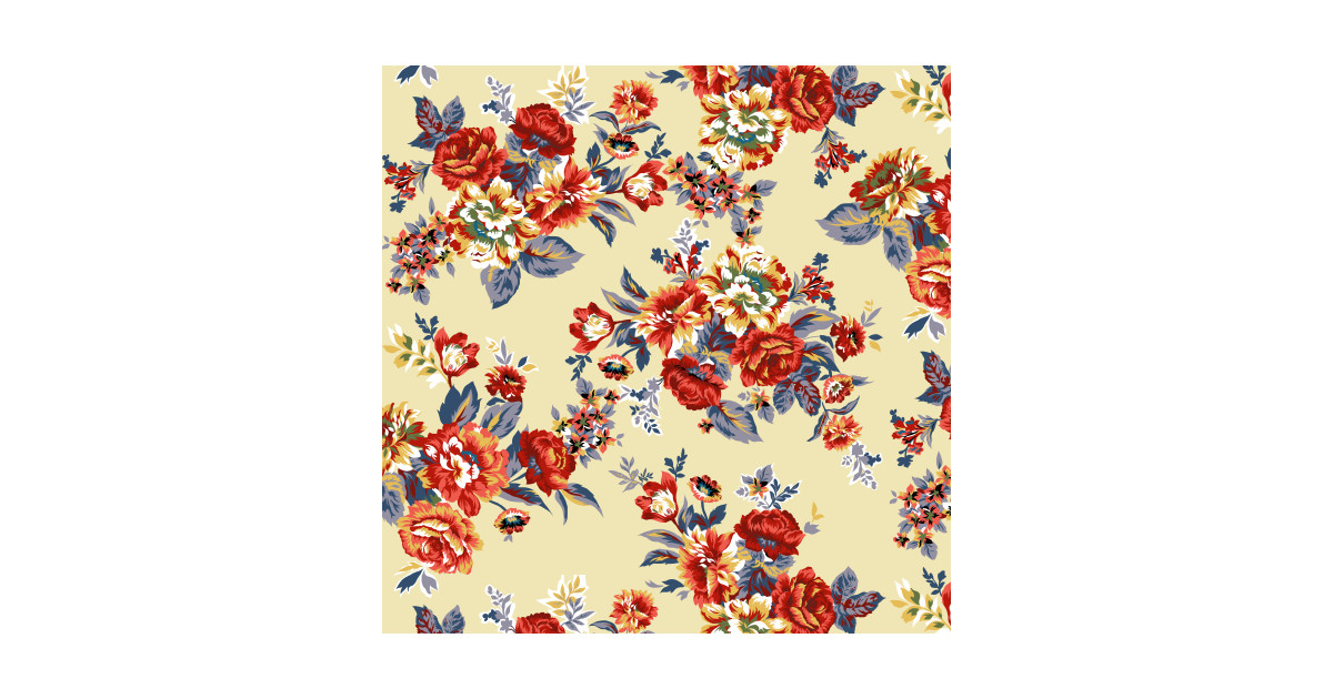 pretty rose pattern - Flower - T-Shirt | TeePublic