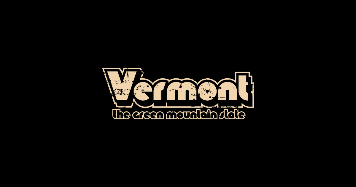 TV Font Vermont - Vermont - Sticker | TeePublic