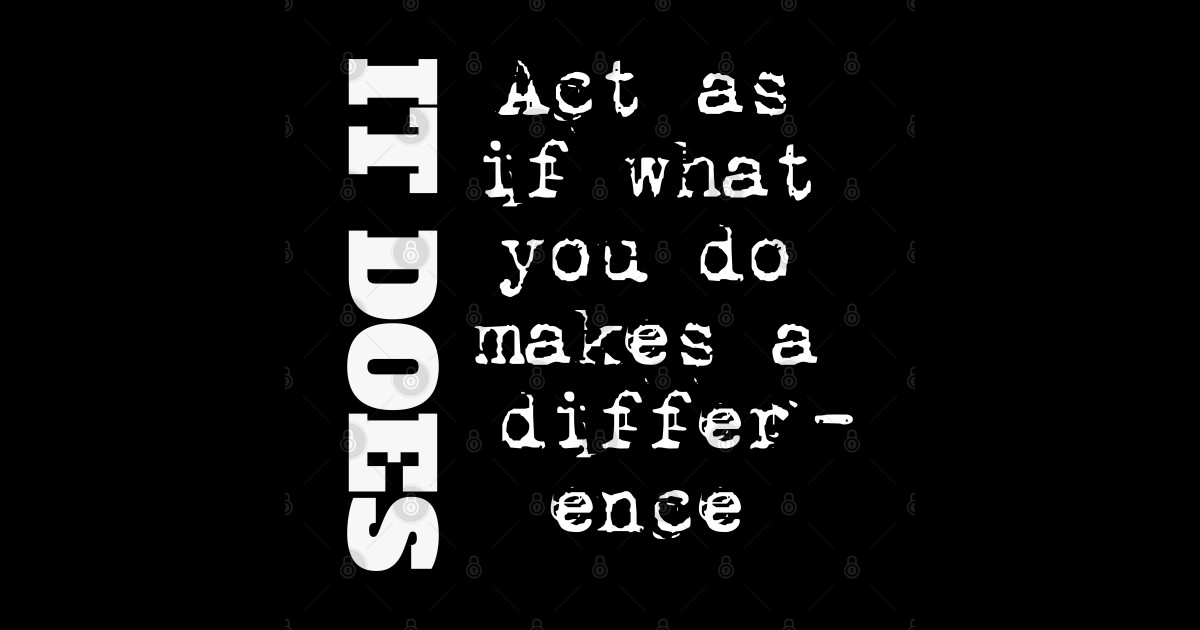 You Make A Difference - Positive - Sticker | TeePublic