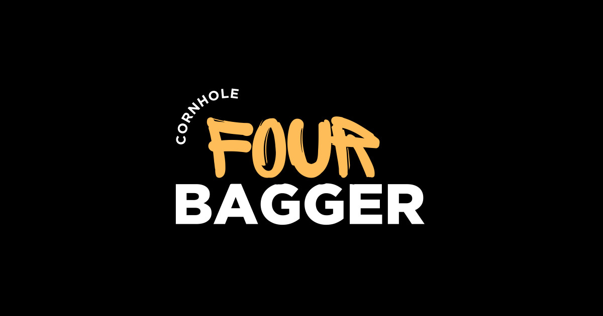 Four Bagger Wall Graffiti - Cornhole - Sticker | TeePublic