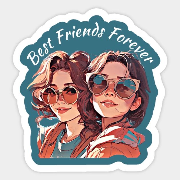 Best Friends Forever - Best Friends - Sticker | TeePublic
