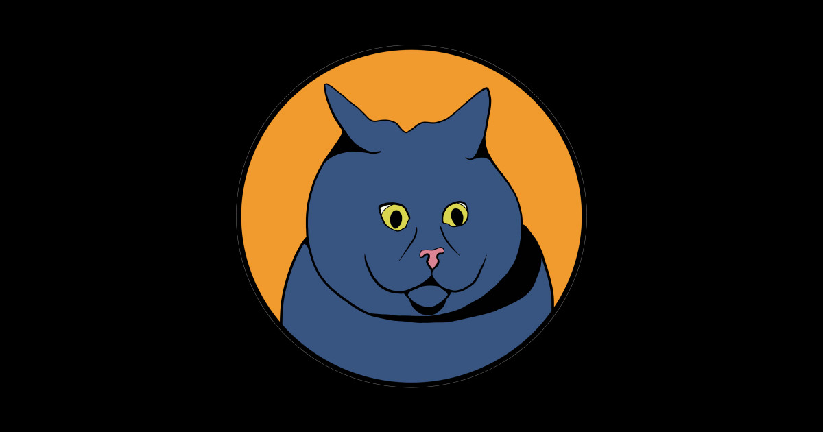 Funny Animal Graphic Design - Scared Cat - Funny Animals - Sticker ...