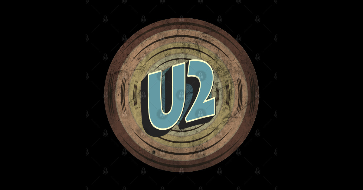u2 vintage beautiful - U2 - Sticker | TeePublic