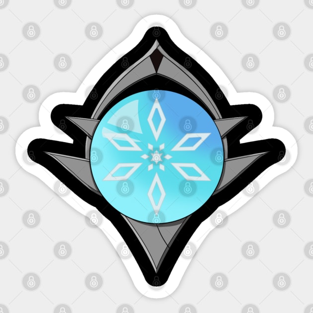 Snezhnaya Cyro Vision - Genshin Impact - Sticker | TeePublic