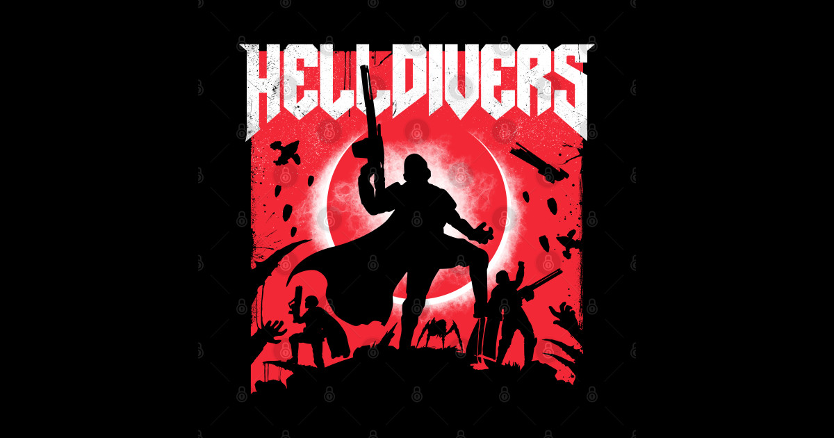 Helldivers 2 Retro - Helldivers - Sticker | TeePublic