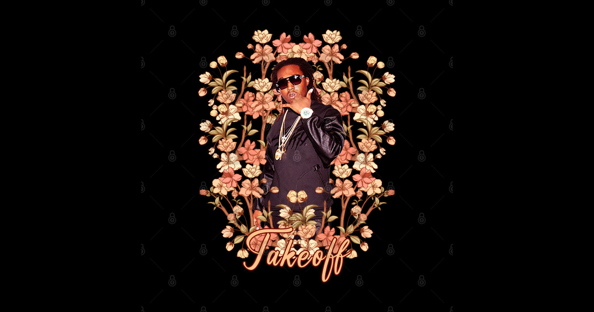 Takeoff Rapper Bootleg - Takeoff - Sticker | TeePublic