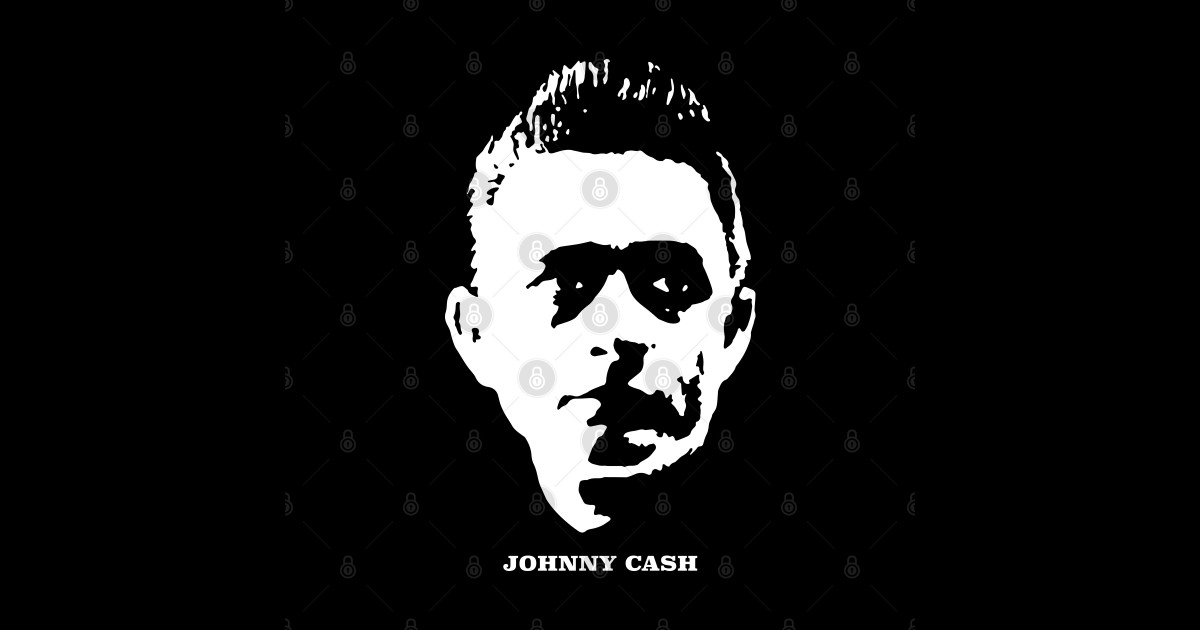 Johnny Cash - Johnny Cash - Sticker | TeePublic
