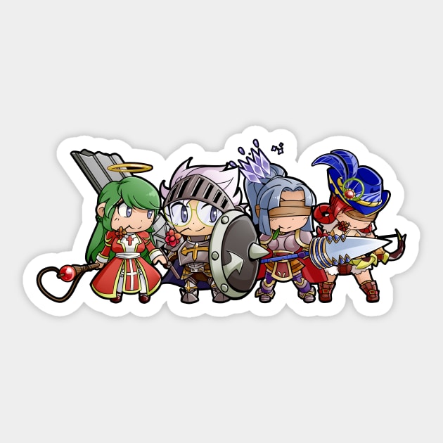 Ragnarok M Guild Party Merch - Video Game - Sticker | TeePublic