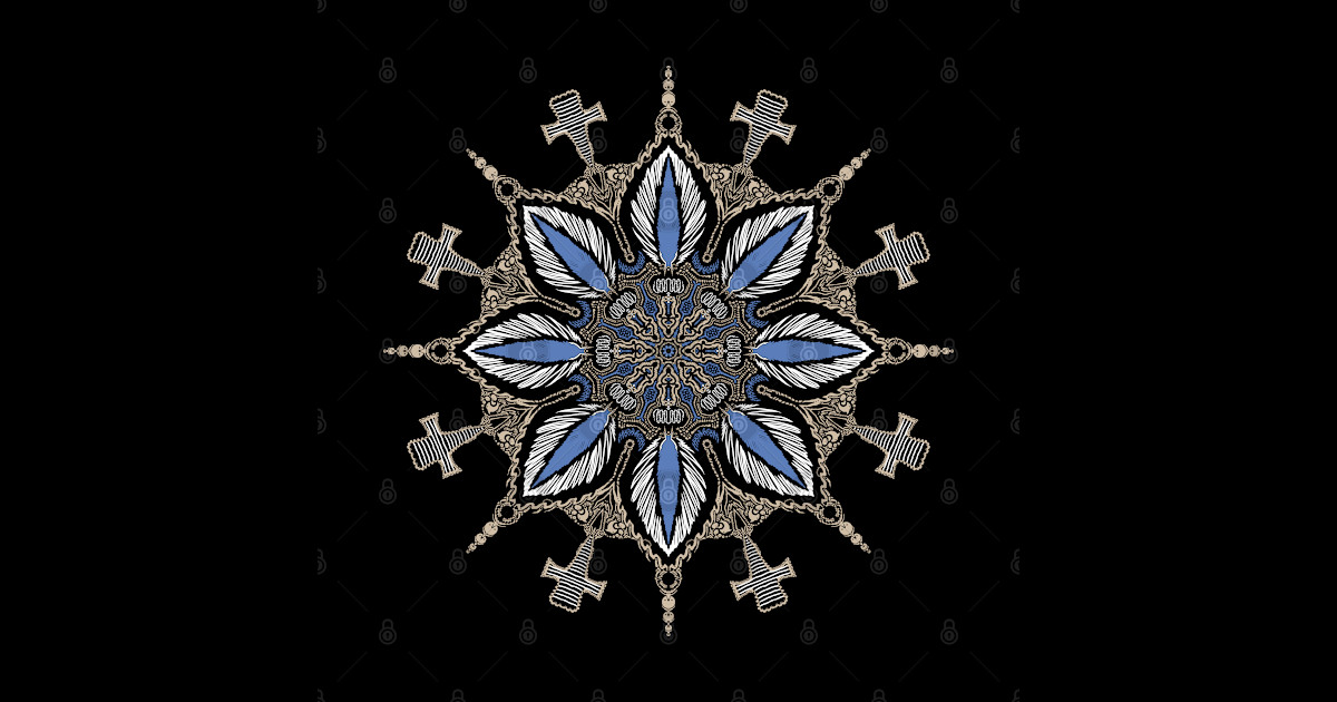 christian cross themed fabric pattern graphic design by ironpalette ...
