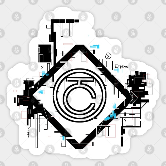 Explorer // techwear - Techwear - Sticker | TeePublic