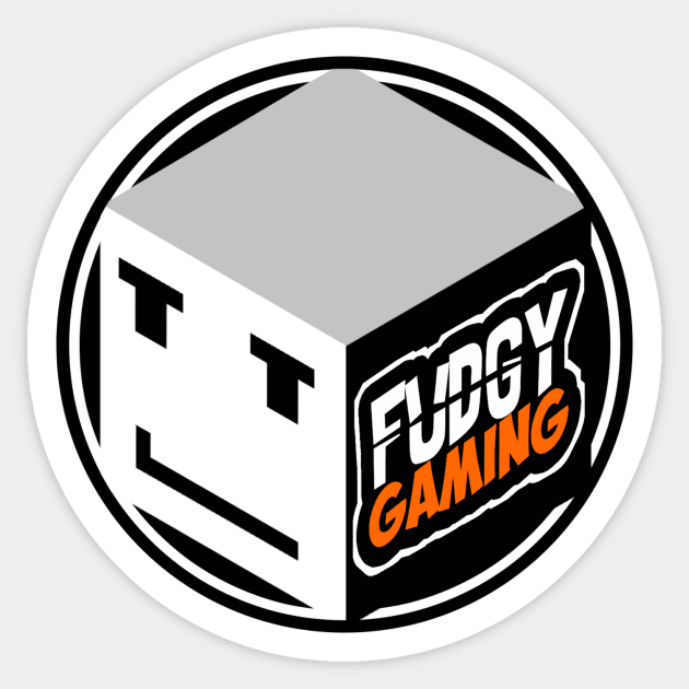 Fudgy Cube Face! - Fudgy - Sticker | TeePublic