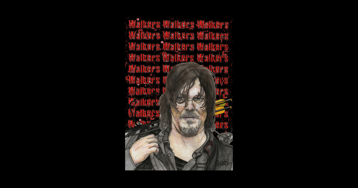 Daryl Dixon - Walking Dead - Sticker | TeePublic