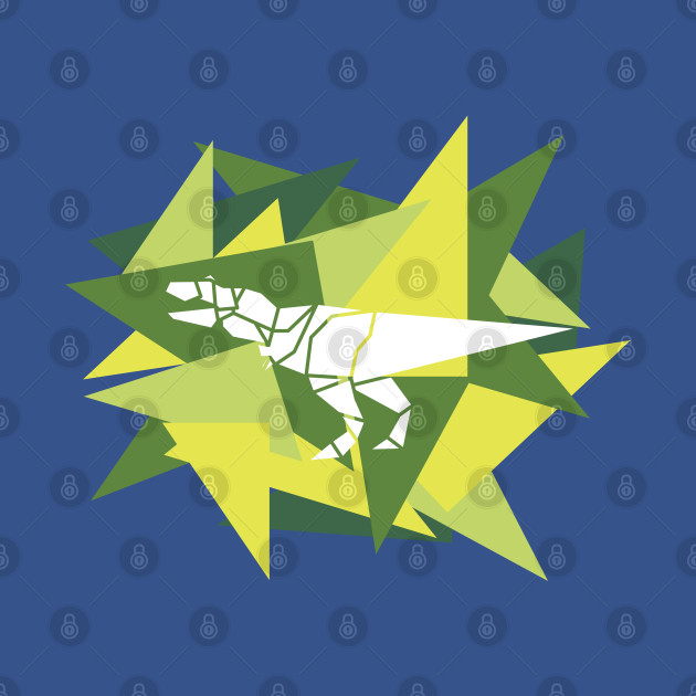 Paper Shards Origami T-Rex - T Rex - T-Shirt sold by Ivory Romanian ...