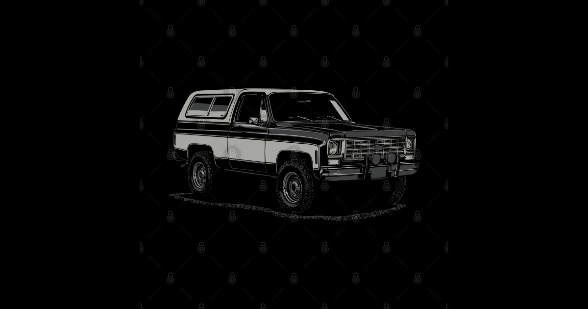 Chevy blazer classic - Chevy Truck - Sticker | TeePublic