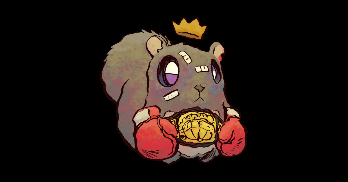 Champion Squirrel - Boxing - Sticker | TeePublic
