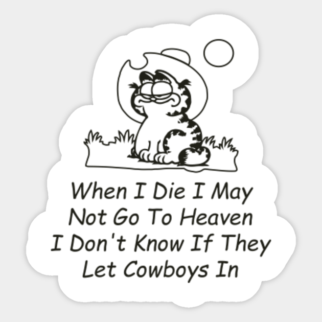 Garfield Outline - Garfield - Sticker | TeePublic