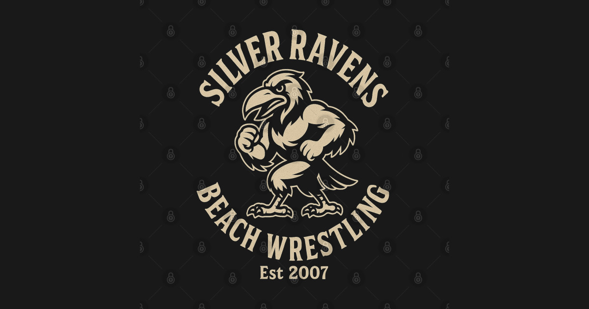 Silver Ravens Beach Wrestling-Est 2007 - Silver Ravens - T-Shirt ...