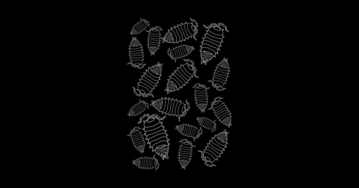 Isopod pattern - Isopod - Sticker | TeePublic