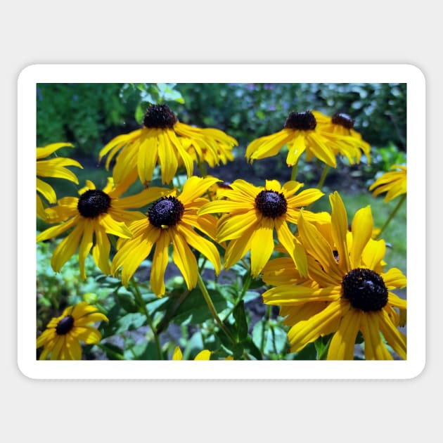 Yellow sun hat - Flower - Sticker | TeePublic