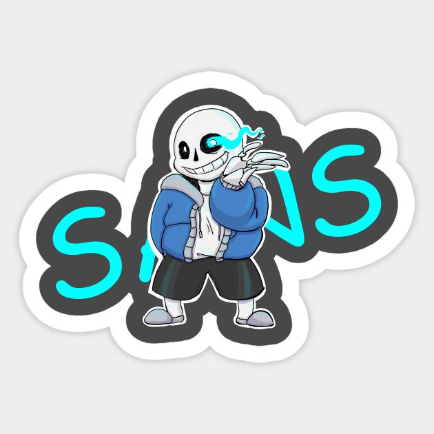 Sans' Grafitti - Sans - Sticker | TeePublic
