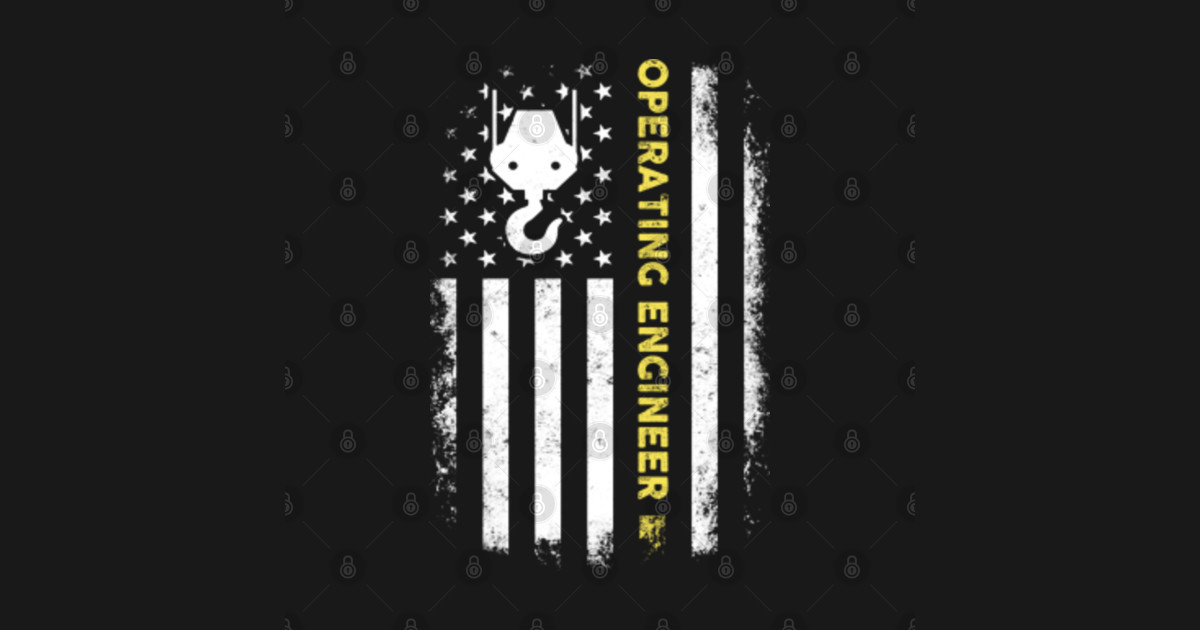 Proud Operating Engineer Flag - Operating Engineer - Posters and Art ...