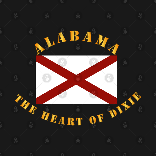 Flag - Alabama - The Heart of Dixie - Flag Alabama The Heart Of Dixie ...