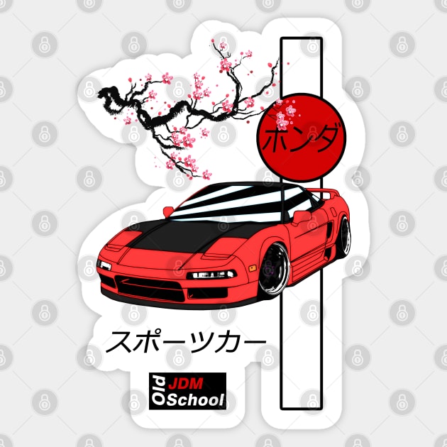 JDM NA1 Red Sun Edition - Honda Nsx - Sticker | TeePublic