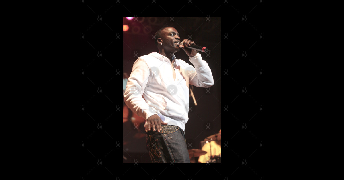 Akon Photograph - Akon Photograph - Sticker | TeePublic