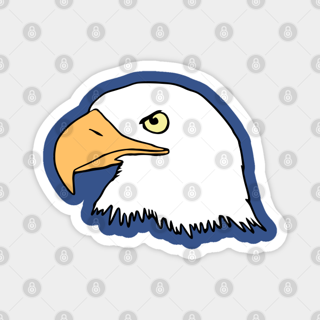 Bald Eagle Head - Bald Eagle - Magnet | TeePublic