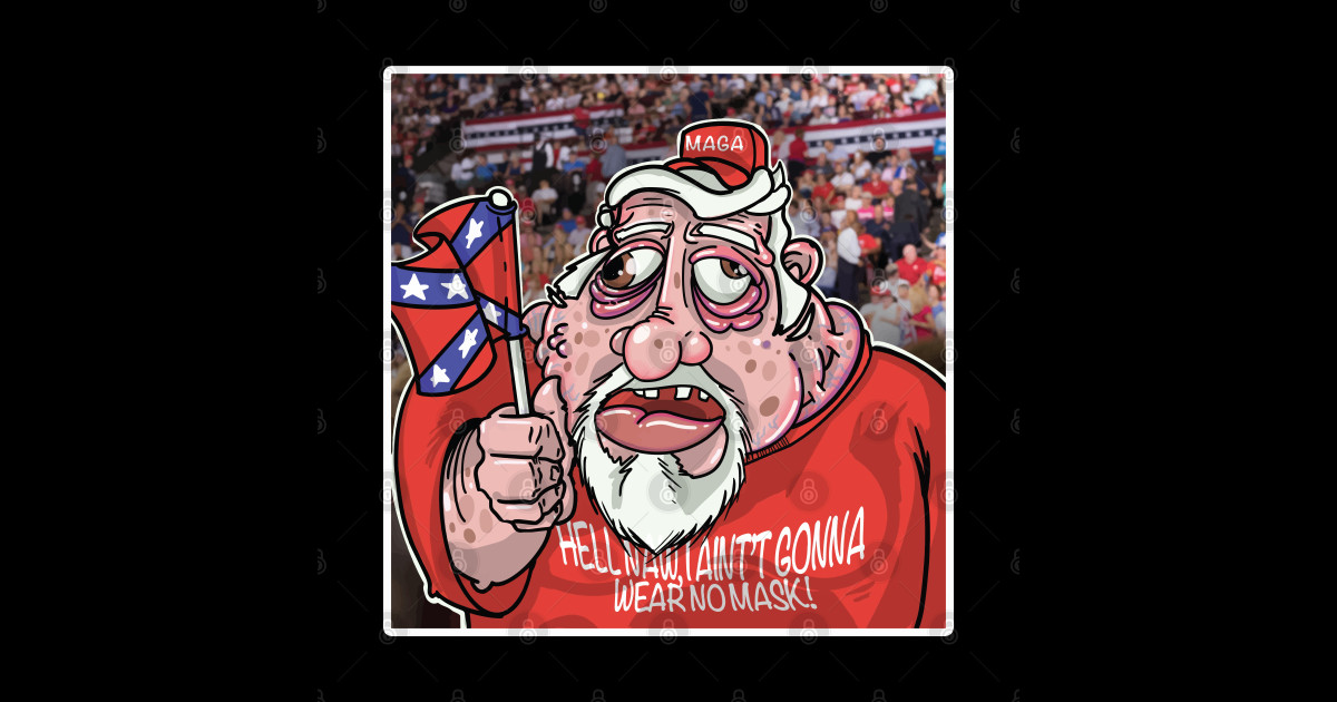 Maga Man - Make America Great Again - Sticker | TeePublic