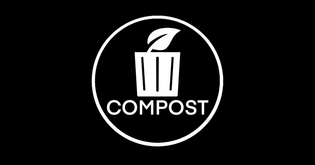 compost (white) - Compost - Sticker | TeePublic