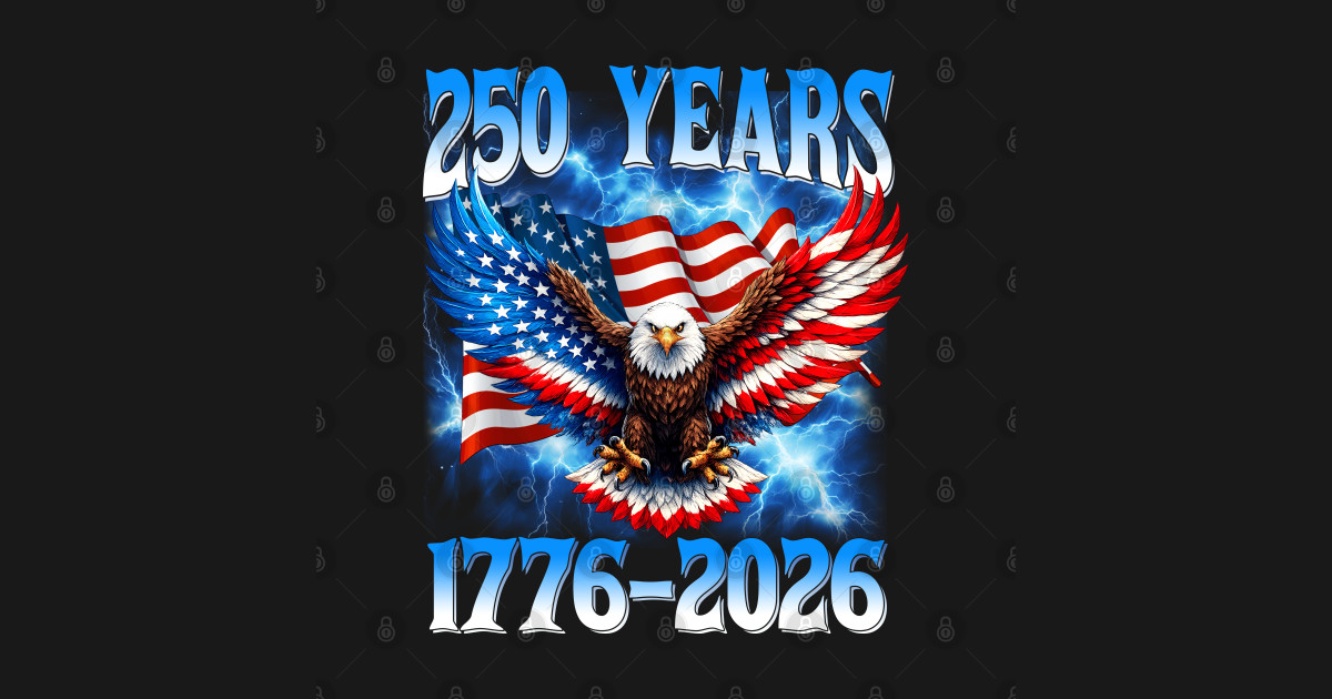 Flag Vintage 250 Years American 1776 2026 250th USA Birthday - 250 ...