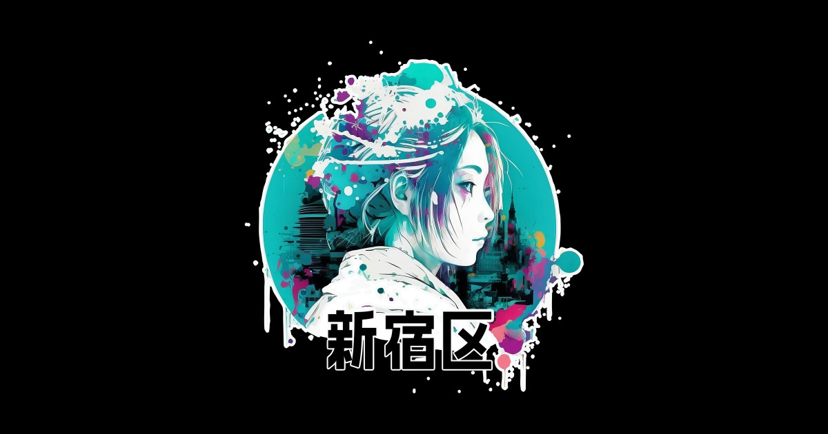 Shibuya girl - Shibuya - Sticker | TeePublic