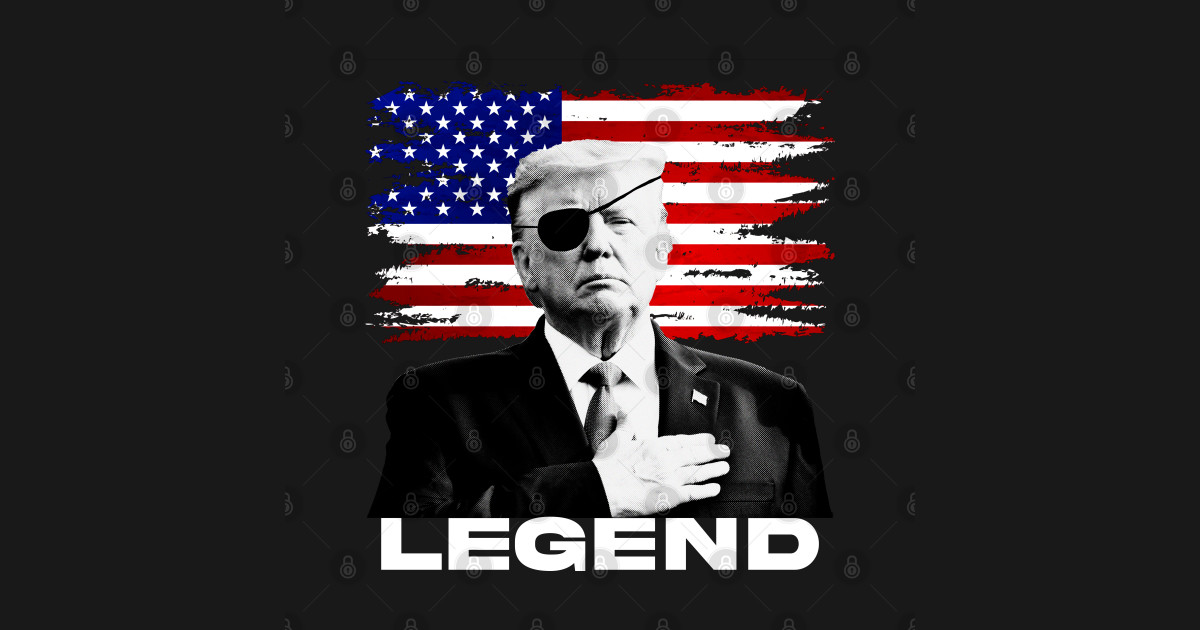 Donald Trump Mug Shot Legend - Trump - T-Shirt | TeePublic