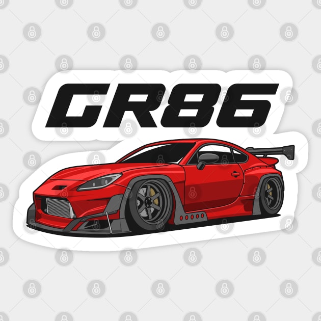 Toyota GR86 Pandem - Toyota Gr86 - Sticker | TeePublic