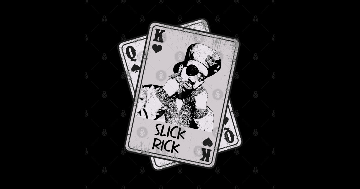 Retro Slick Rick 80s Card Style - Slick Rick - Sticker | TeePublic