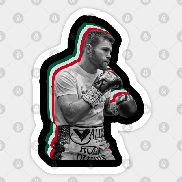 mexican pride canelo - Canelo - Sticker | TeePublic
