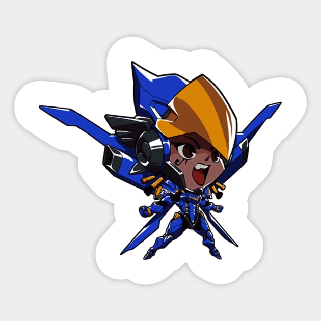 Pharah Cute Spray - Overwatch - Overwatch - Sticker | TeePublic