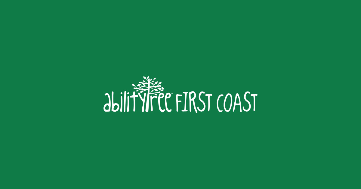 ATFC Logo White Horizontal - Ability Tree First Coast - T-Shirt | TeePublic