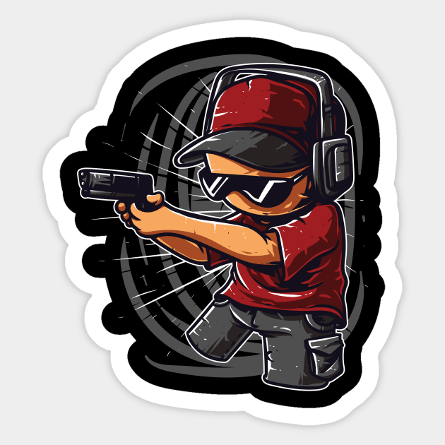 sniper illustration - Sniper - Sticker | TeePublic