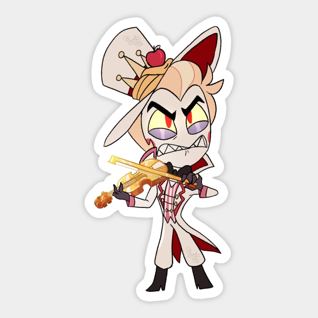 Golden Fiddle lucifer - Lucifer Morningstar - Sticker | TeePublic