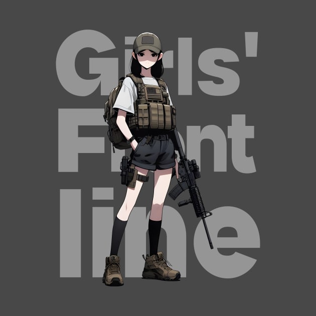 Girls' Frontline Tactical Chic Tee: Where Strength Meets Style ...