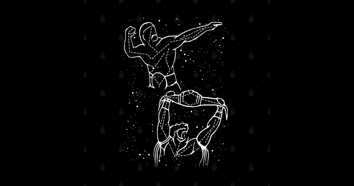 Ultimate Constellation - Wrestling - Sticker | TeePublic