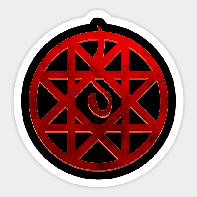 Flamel Symbol - Full Metal Alchemist - Sticker | TeePublic