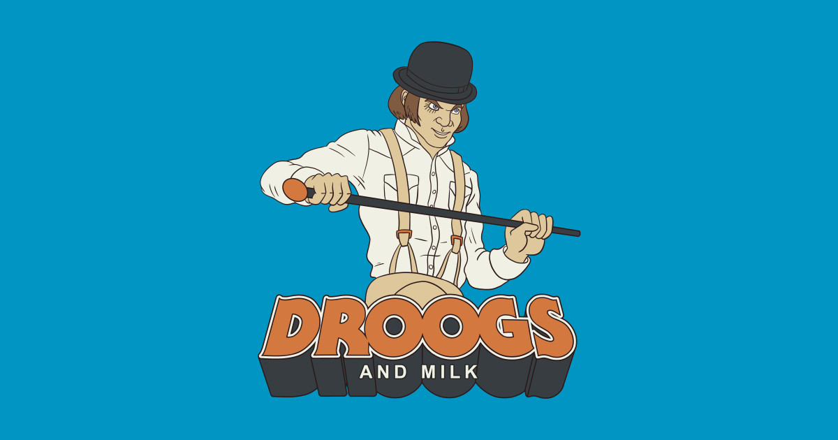 Droogs And Milk - Clockwork Orange - T-Shirt | TeePublic