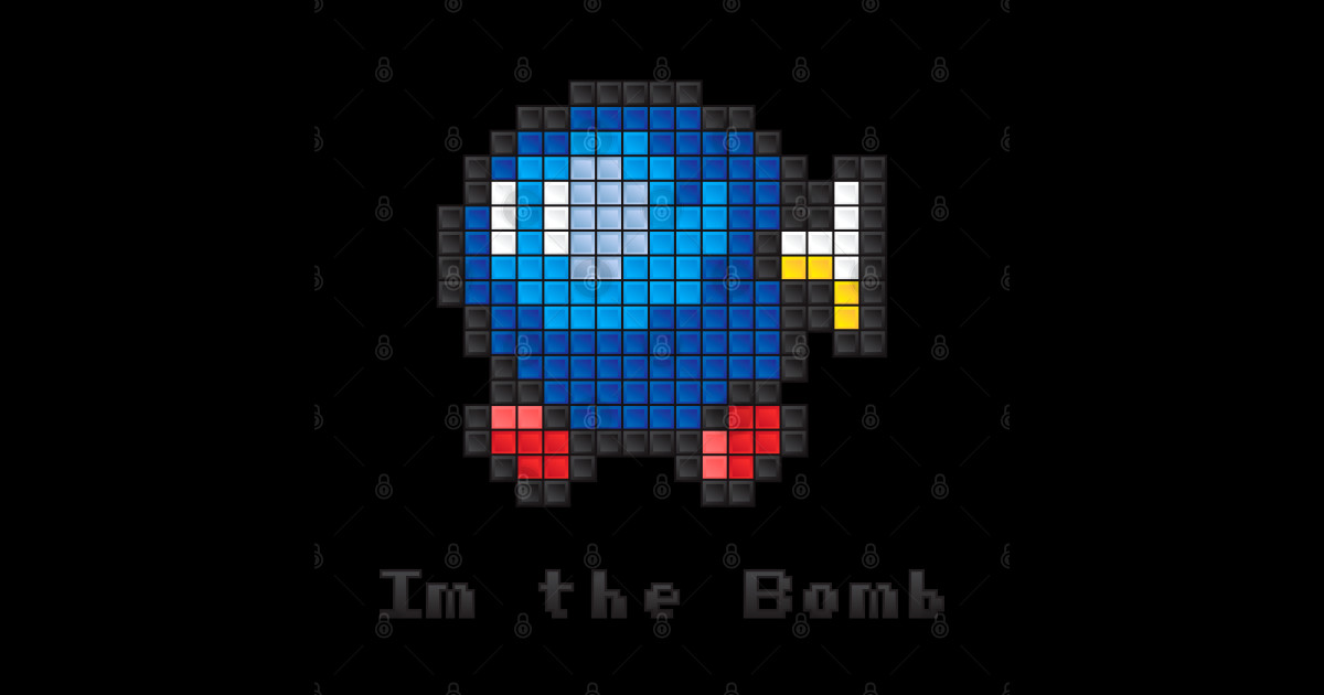 8-Bit Bomb - Art - Posters and Art Prints | TeePublic