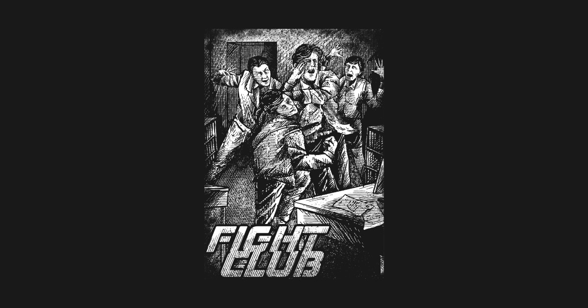 fight club hand drawing illustration design - Fight Club - T-Shirt ...