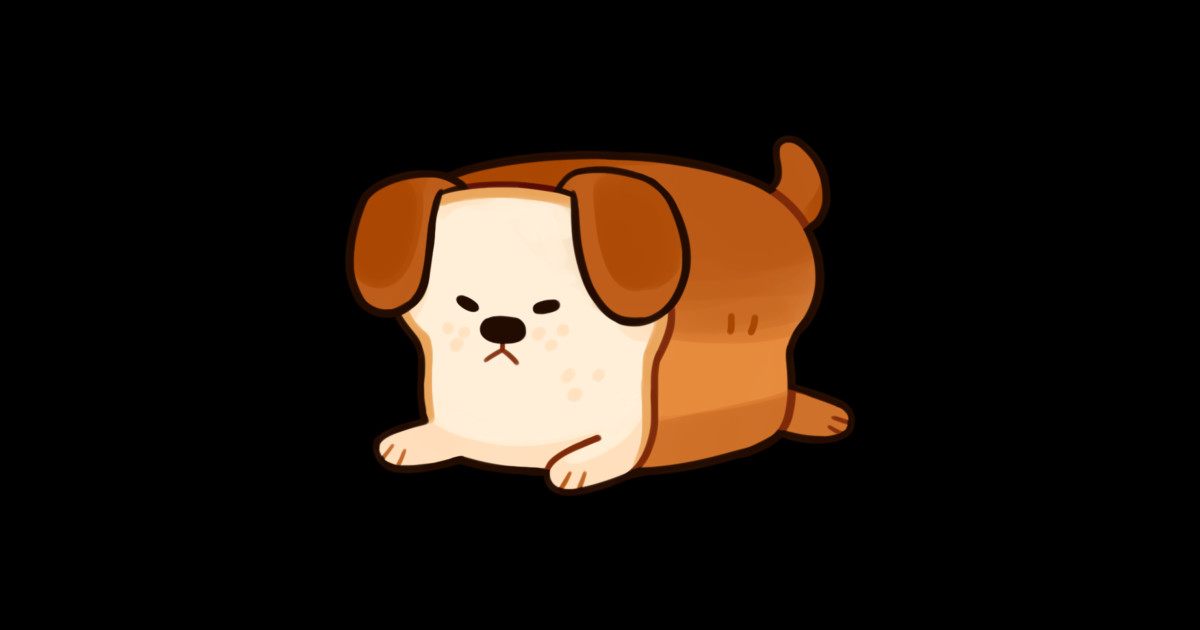 Bread Doggo - Loaf doggo - Dog - Sticker | TeePublic