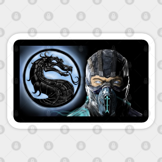 Mortal Kombat Sub-Zero - Mortal Kombat - Sticker | TeePublic