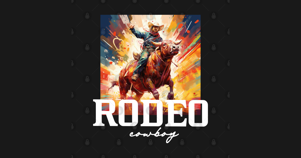 Rodeo Cowboy - Rodeo Cowboy - T-Shirt | TeePublic